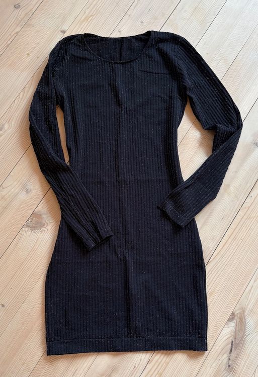 Kleid Focenza langarm,eng,Stretch,Glitzer,Rippstrick,Gr.S (Gebraucht ...