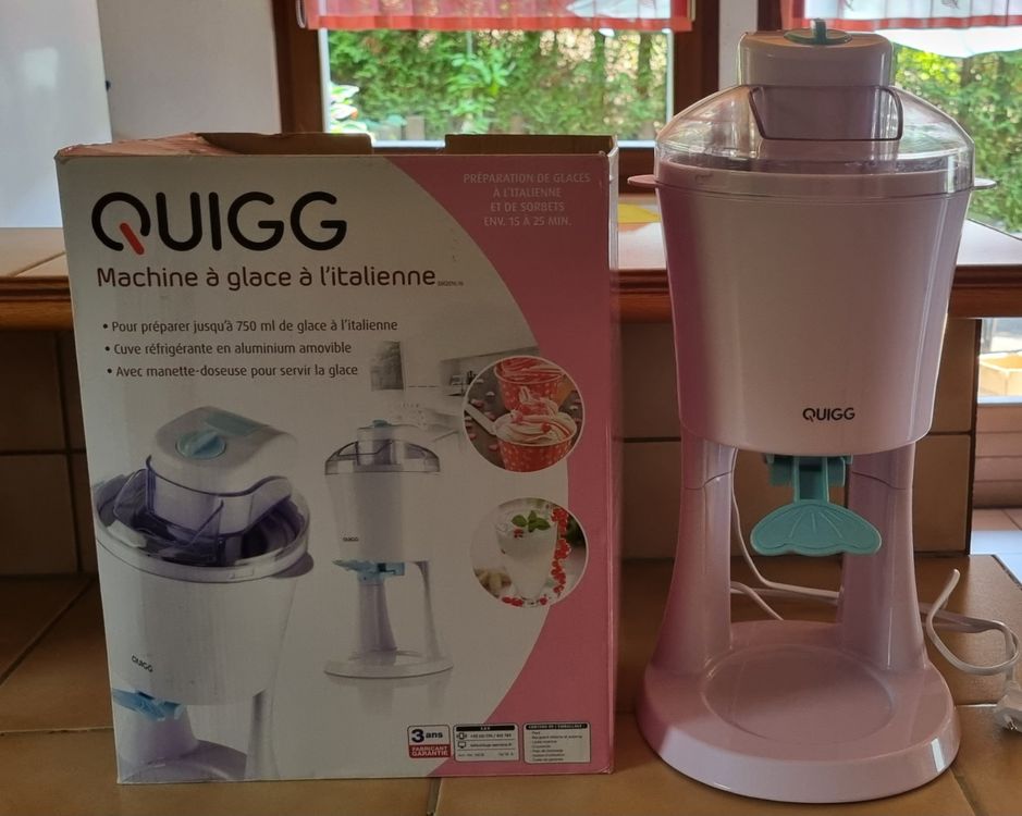 🍧Quigg Machine à glace à l'italienne 🍧 (Gebraucht) in Sorvilier für CHF ...