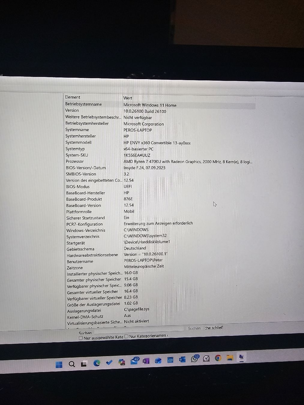 HP Envy x360 Convertible, AMD Ryzen 5, 16GB RAM, 1TB SSD (Gebraucht) in ...