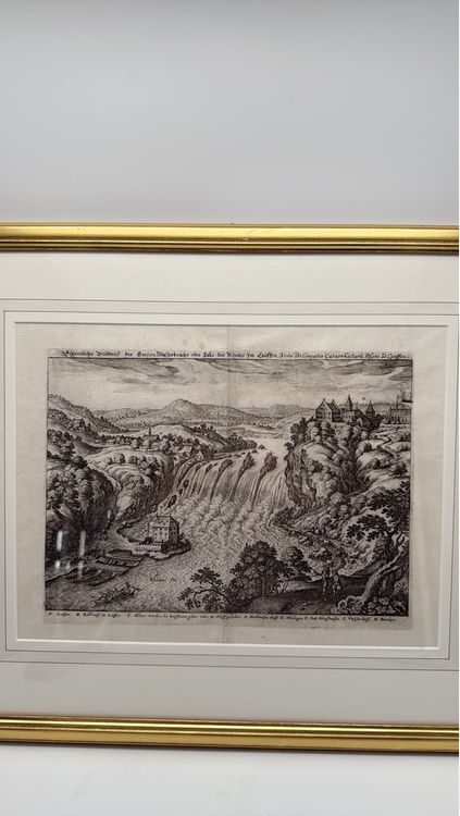 Antiker Kupferstich Rheinfall (Gebraucht) in Zwingen für CHF 56 – mit Lieferung auf Ricardo kaufen