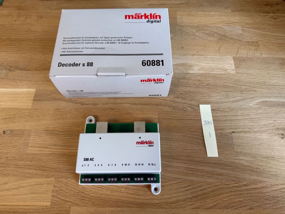 Märklin 60881 Decoder s88 MFX Gebraucht - Occasion 1 | Kaufen auf Ricardo