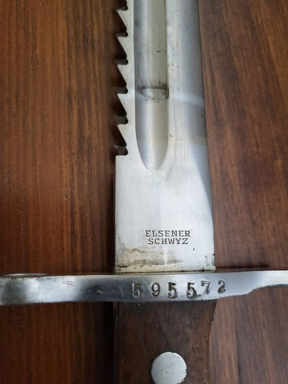 Sägebajonett / Faschinenmesser mit Frosch / Elsener / Schwyz | Kaufen auf Ricardo