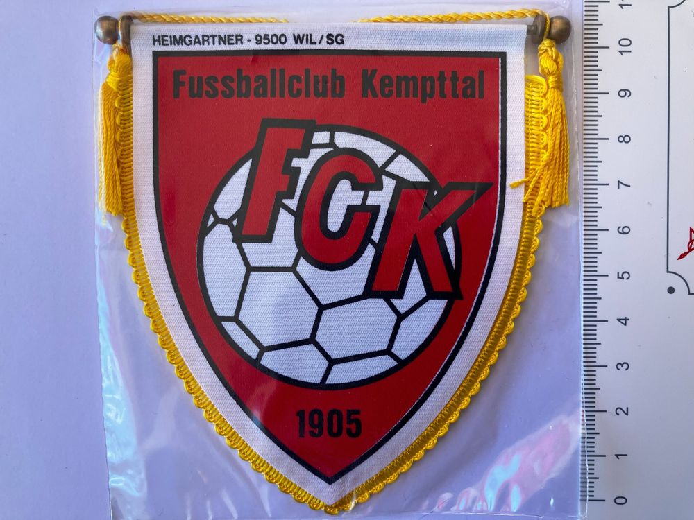 Vintage Fanion/Wimpel FC KEMPTTAL 1905 (Neu und originalverpackt) in Gland für CHF 10 – mit ...
