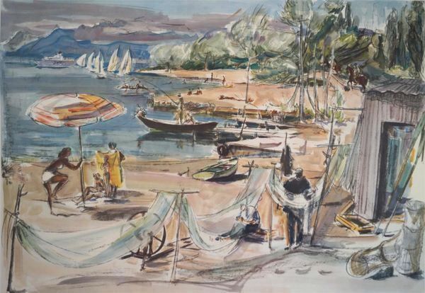 Schulwandbild Sommerzeit am Ufer Nanette Genoud | Kaufen auf Ricardo