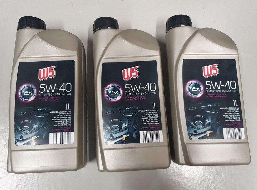 5W-40 Motorenöl - 3 x 1 Liter / Supertech Engine Oil / W5 (Neu und originalverpackt) in Diegten ...