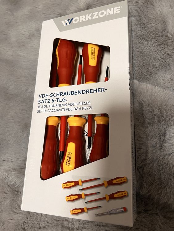 WORKZONE Schraubendreher-Set 6-tlg. VDE (Neu und originalverpackt) in Schaffhausen für CHF 6 ...