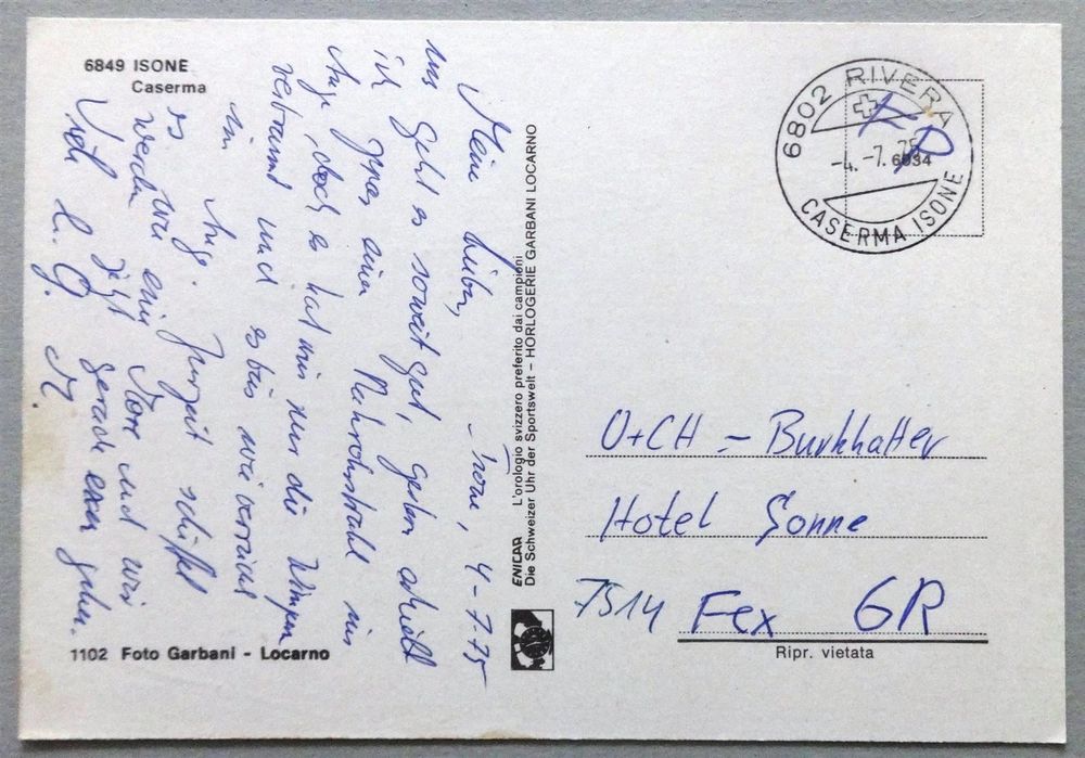 Isone - Caserma, 1975 (D'occasion) à Fétigny pour CHF 1 – avec ...