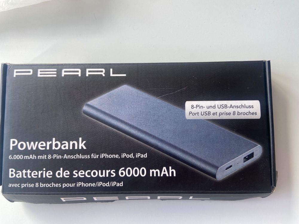 Powerbank 6.000 mAH 8 Pin / USB (Gebraucht) in für CHF 5 – mit ...