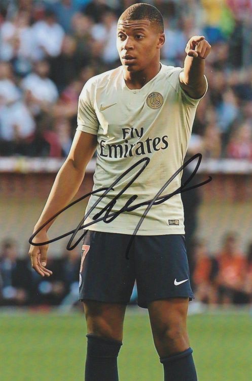 KYLIAN Mbappé / Autographe Original. (Gebraucht) in Janaillat Limousin ...