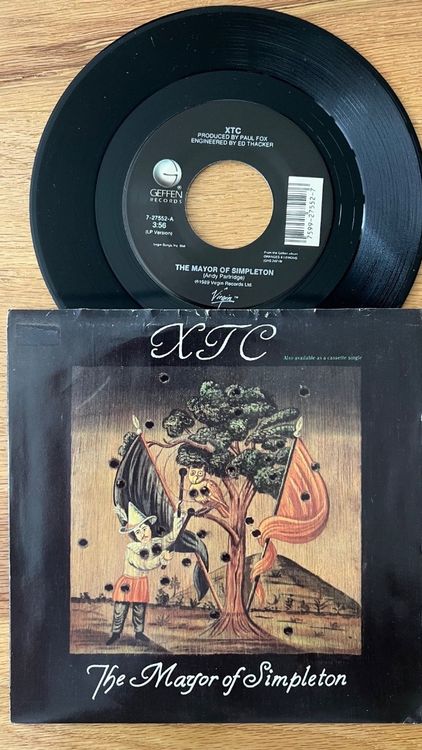 XTC - The Mayor Of Simpleton / 1. US-Press. 1989 (Gebraucht) in Gais ...