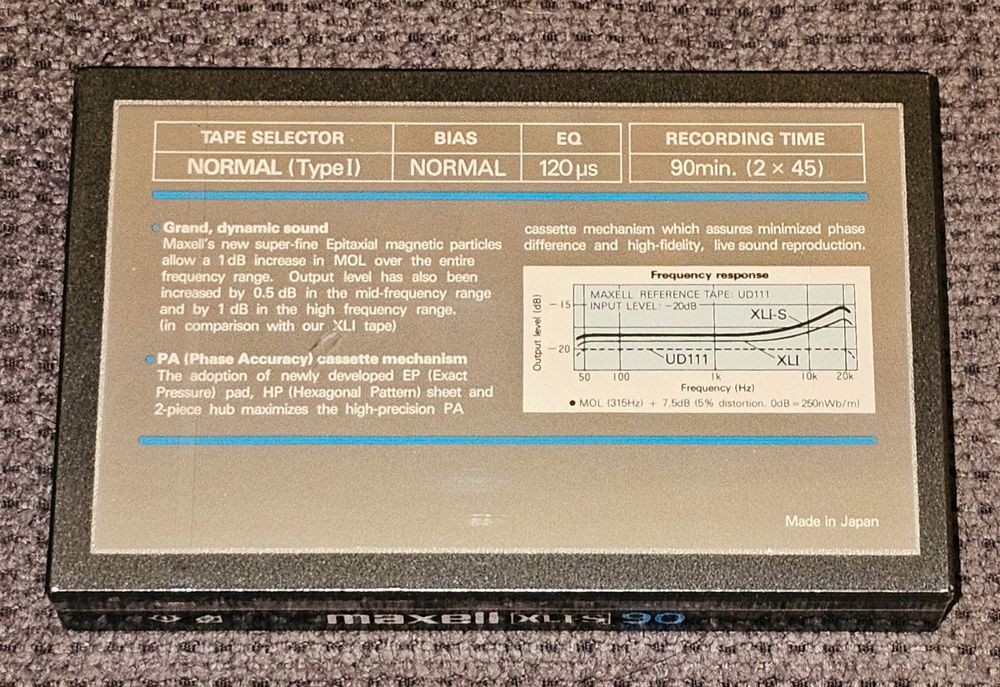 NOS & rare MAXELL"XLI-S90" pur collectors! (Neu und originalverpackt) in LAUSANNE für CHF 23.9 ...