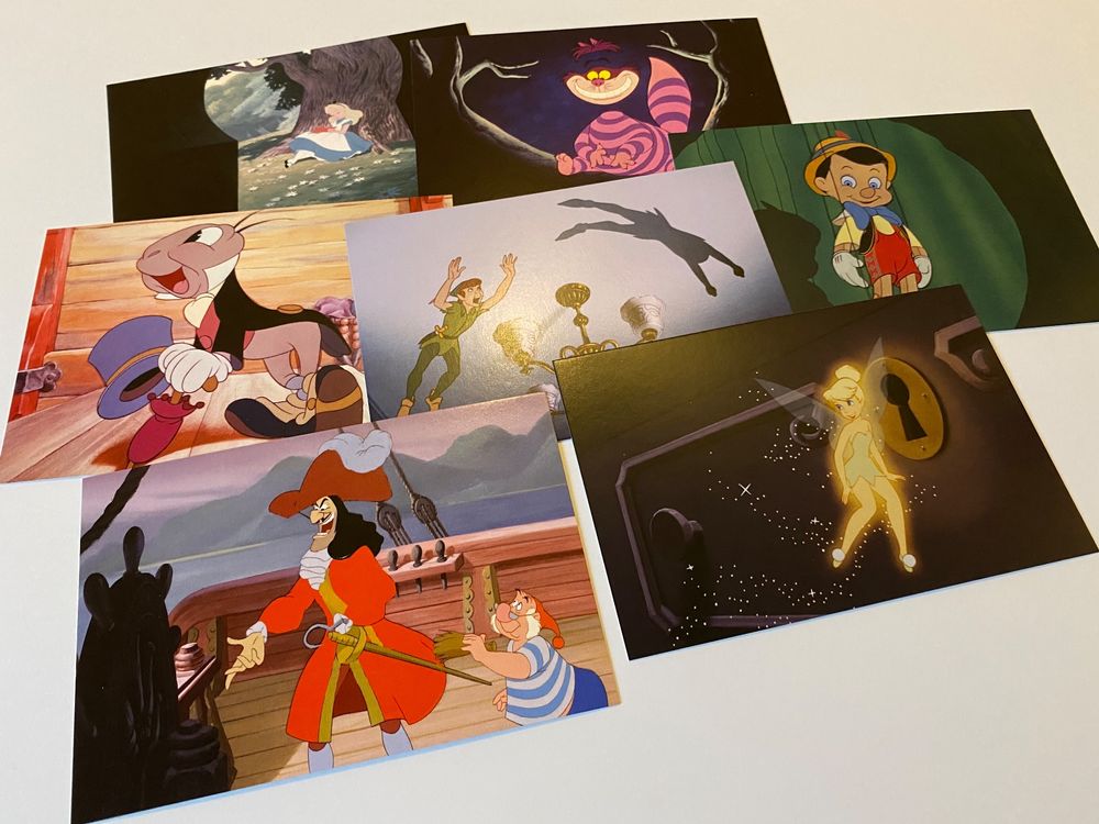 The Disney Animation Postcard : Peter Pan/Pinocchio/Alice | Kaufen auf ...