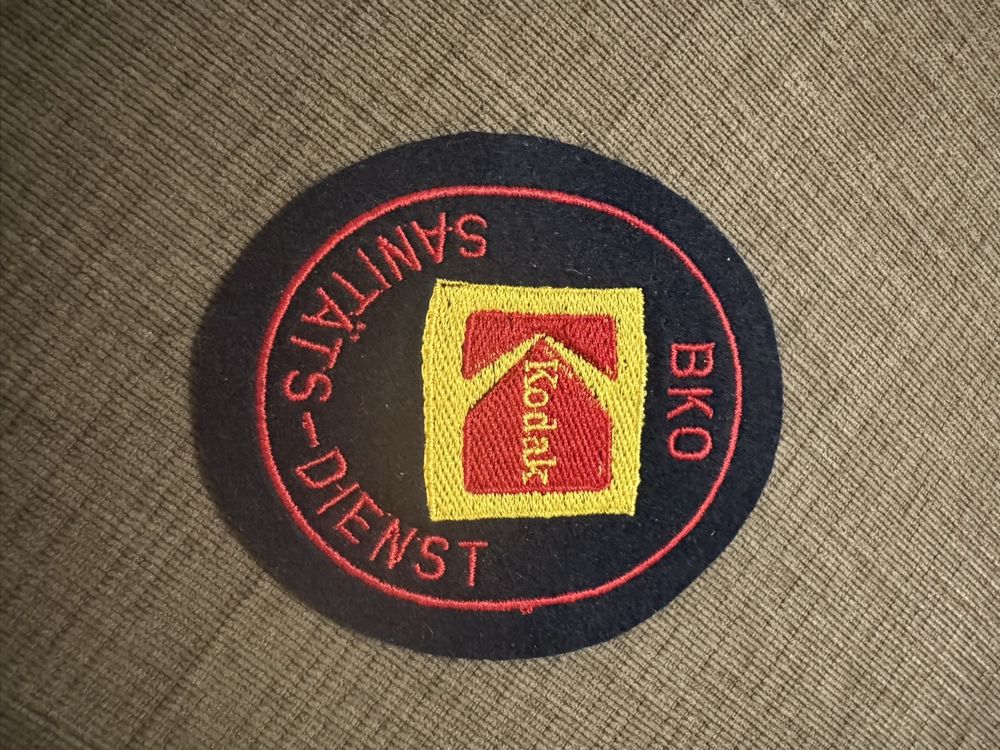 Kodak BKO Sanitätsdienst Aufnäher / Patch - Vintage! (Gebraucht) in ...