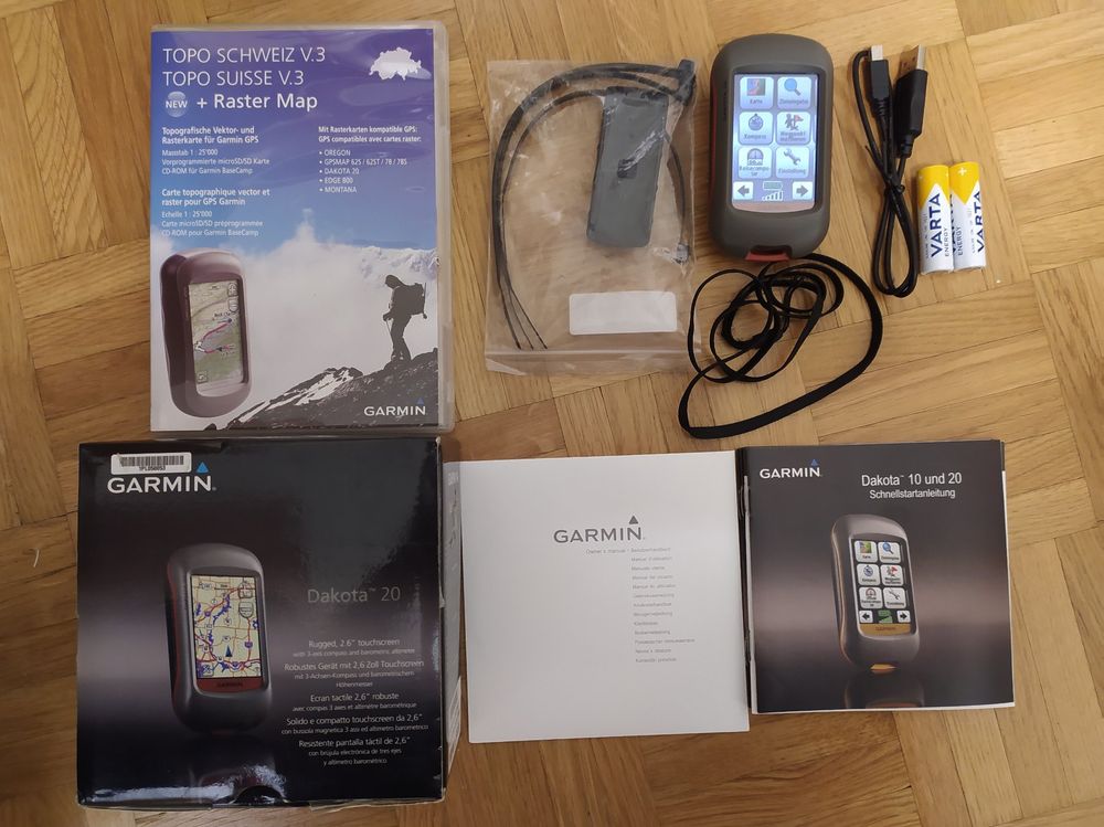 Garmin dakota 20 TOPO SWISS V3 ORIGINAL | Kaufen auf Ricardo