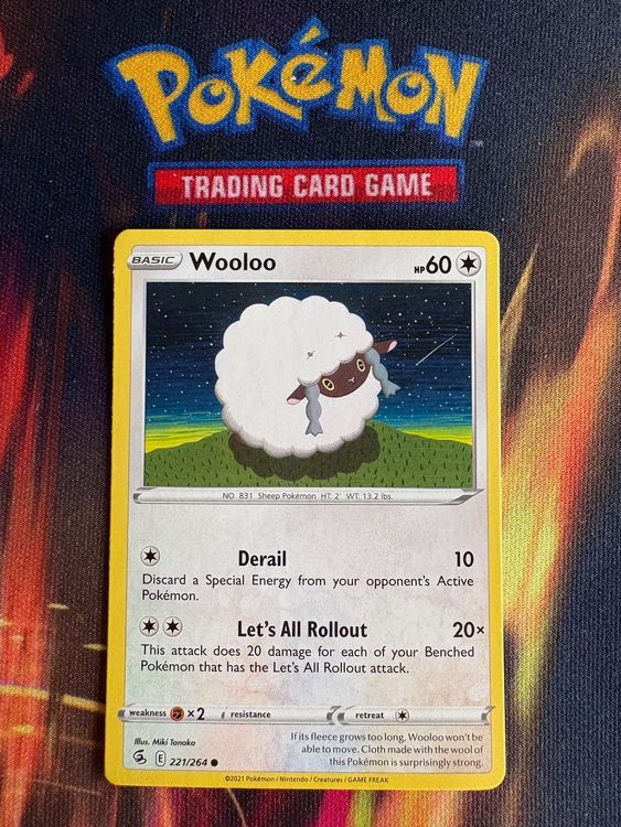 Pokemonkarte "Wooloo" Nr. 0831 (Gebraucht) in Neuenegg für CHF 1.2 – mit Lieferung auf Ricardo ...