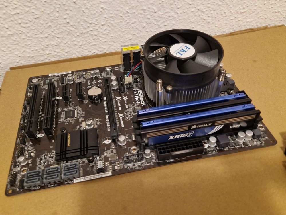 Asrock H87 Pro4 mit Intel Xeon E3-1220v3 und 12GB Ram (Gebraucht) in ...