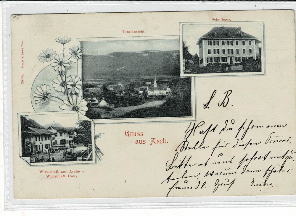 Gruss aus ARCH BE sehr schöne Mehrbildkarte gel. 1902! | Kaufen auf Ricardo