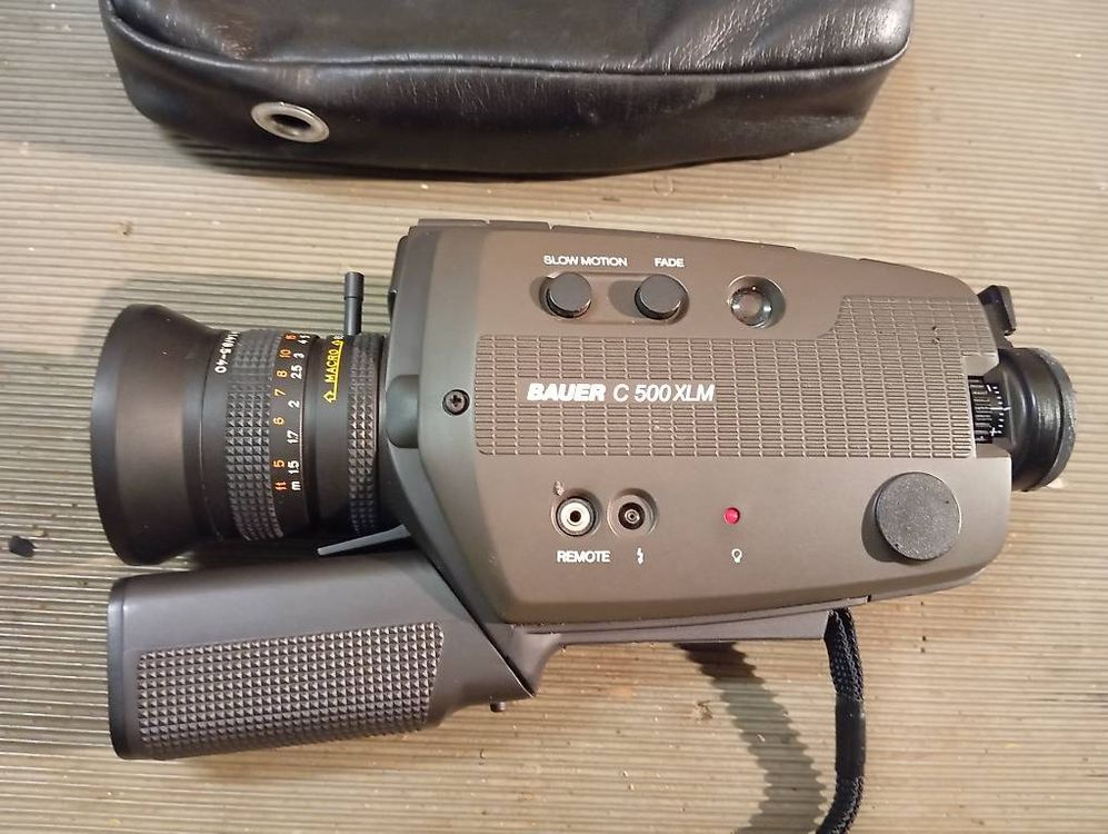 Bauer C 500 XLM Super 8 Filmkamera mit Tasche, Top Zustand! (Gebraucht ...