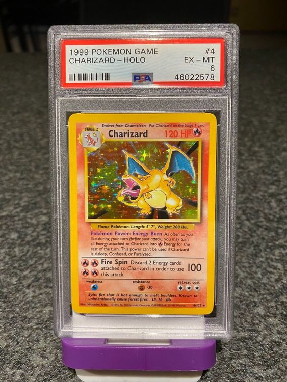PSA 6 Base Set Charizard - ab 1.-! (Neu (gemäss Beschreibung)) in ...