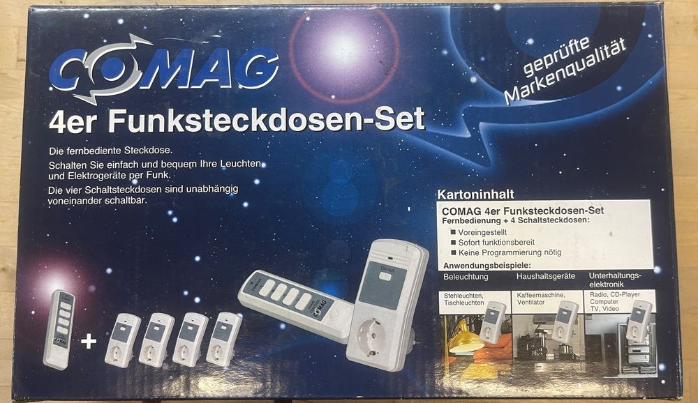 COMAG 4er Funksteckdosenset neuwertig (Neu (gemäss Beschreibung)) in ...