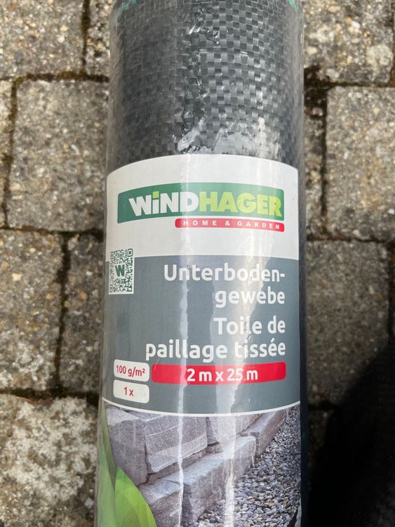 Windhager Anti-Unkraut Folie 2 Rollen (Neu und originalverpackt) in Habsburg für CHF 19 – mit ...