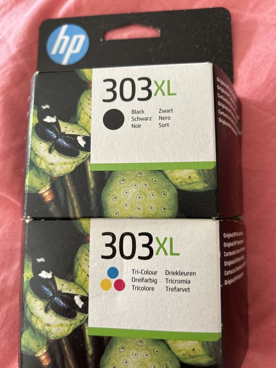2 Cartouches HP 303 XL neuves et scellées (Nuovo e nell'imballaggio ...