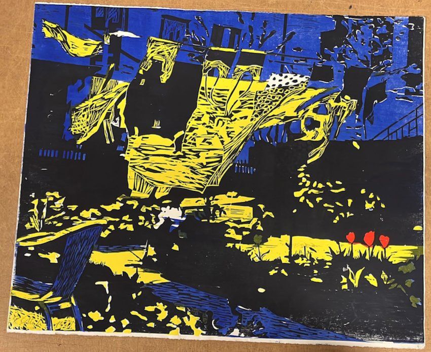 Holzschnitt handsigniert Roland Flück (ID b3414) | Kaufen auf Ricardo