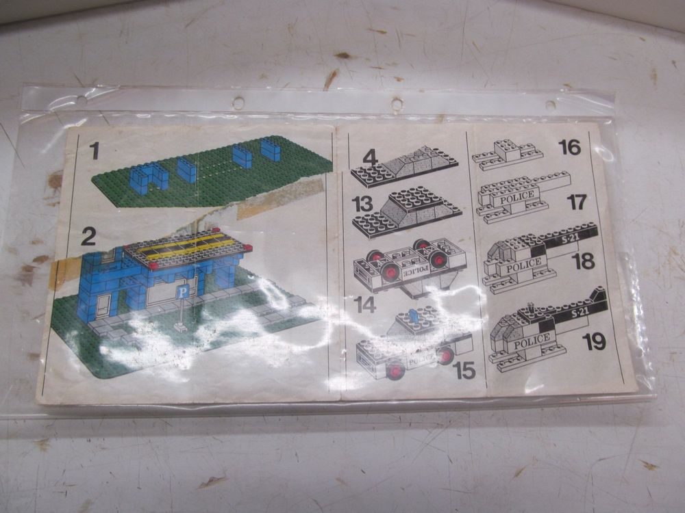 LEGO SYSTEM 354 POLIZEI - STATION MIT HELI UND AUTO (Gebraucht) in ...