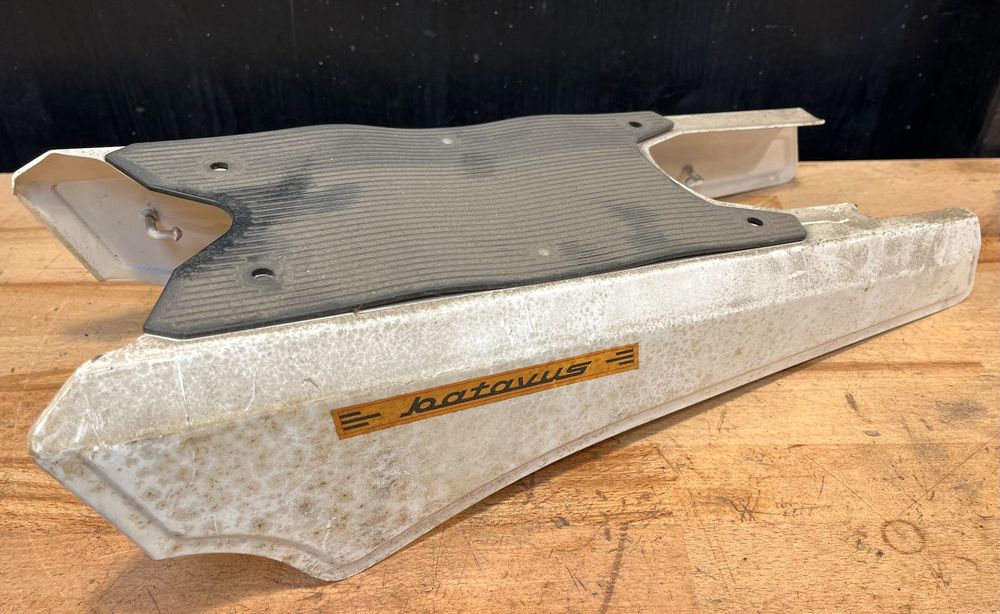 NOS: Batavus GoGo Seitenschützer / Trittbrett weiss ⑤ №275 (Gebraucht ...