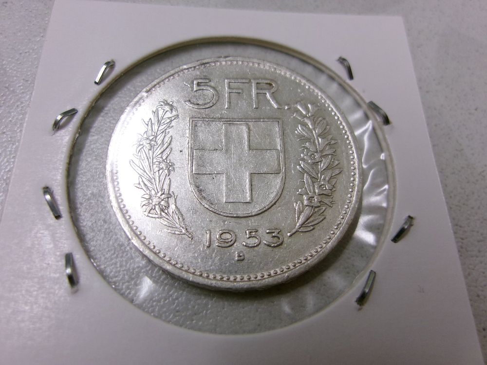 CH 5 Franken 1953 Silber voz | Kaufen auf Ricardo