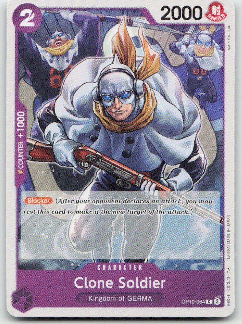 One Piece Clone Soldier OP10-064 C (Usato) a Lugano per CHF 0.25 – con ...