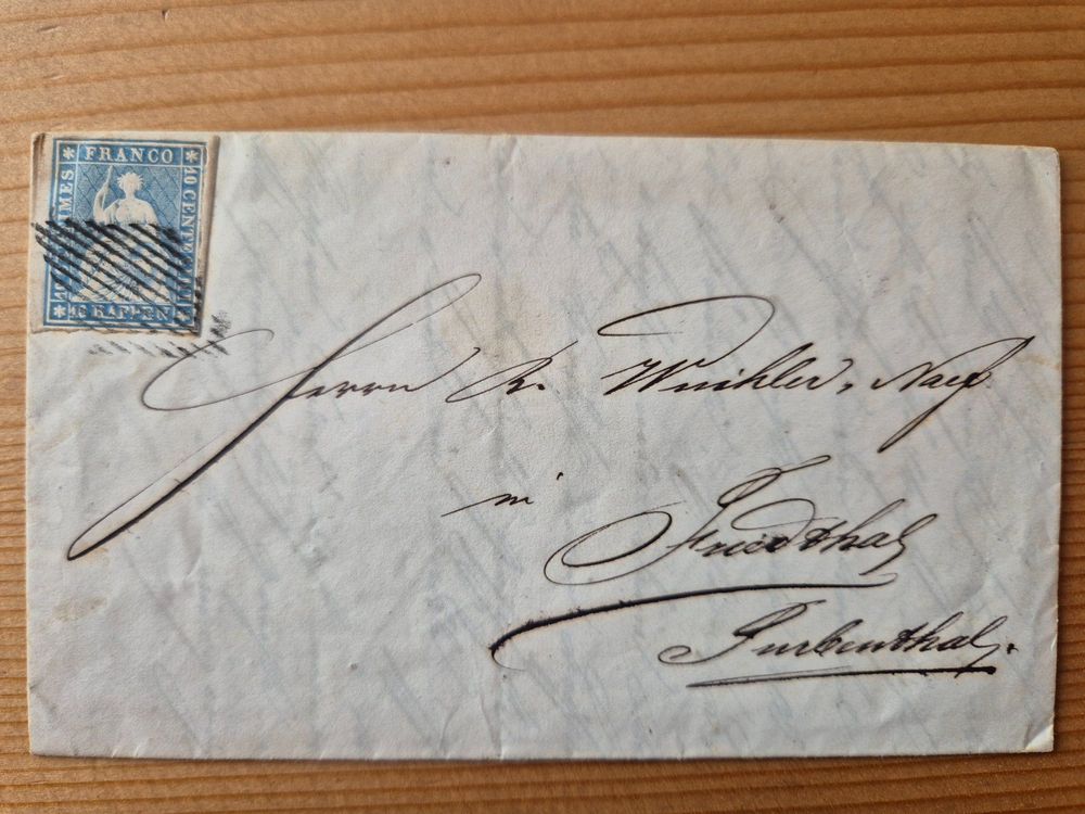 CH-Strubel Brief aus 1855 Zustand gemäss Bilder (Gebraucht) in ...