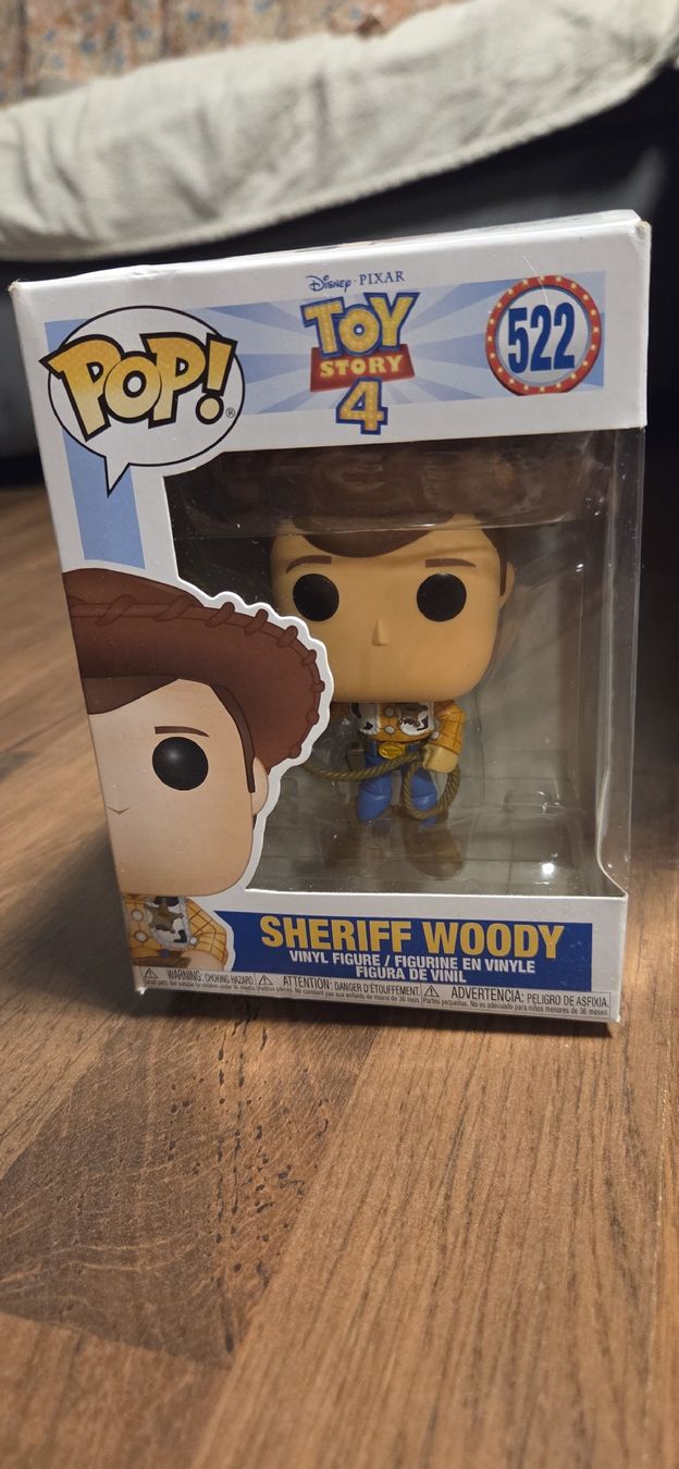 Toy Story 4 - Sheriff Woody Funko Pop! Figur 522! (Neu und ...