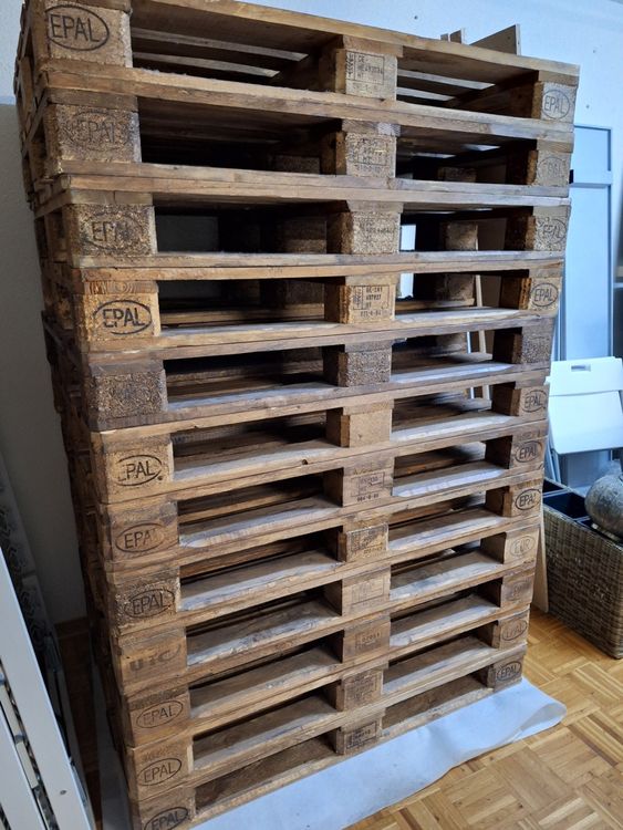 Europaletten (Gebraucht) in Schliern b. Köniz für CHF 10 – nur Abholung auf Ricardo kaufen