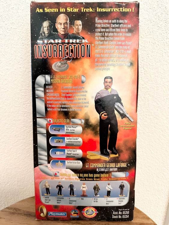Star Trek Insurrection Lt. Commander Geordi LaForge Neu 90er (Neu und ...
