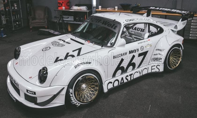 PORSCHE 911 RWB #667 COAST CYCLES 1/18 GT-Spirit NEU (Neu und ...