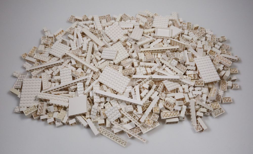 1.5 kg - LEGO Basic Steine und Platten in weiss | Kaufen auf Ricardo