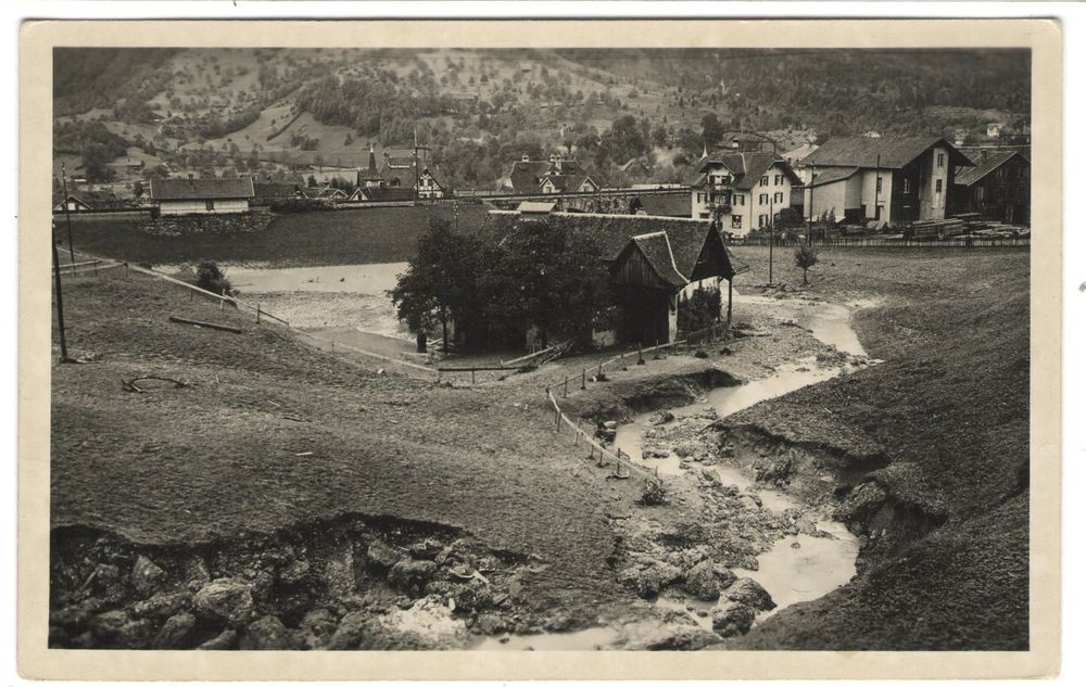 Ansichtskarte Goldau ?? Unwetterschäden (Gebraucht) in Kerns für CHF 9 – mit Lieferung auf ...