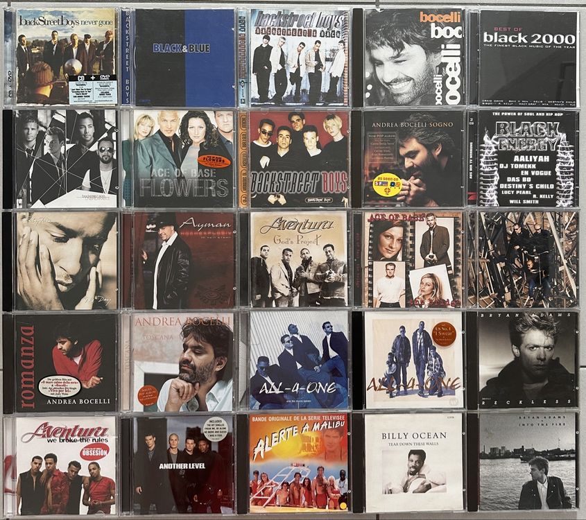 CD Sammlung 177 ST Backstreet Boys,Bryan Adams,R&B,J.Lopez (Gebraucht) in Tägerschen für CHF 50 ...