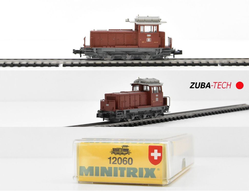 Minitrix 12060 Diesellok Em 3/3 SBB Analog Spur N GS mit OVP (Gebraucht ...