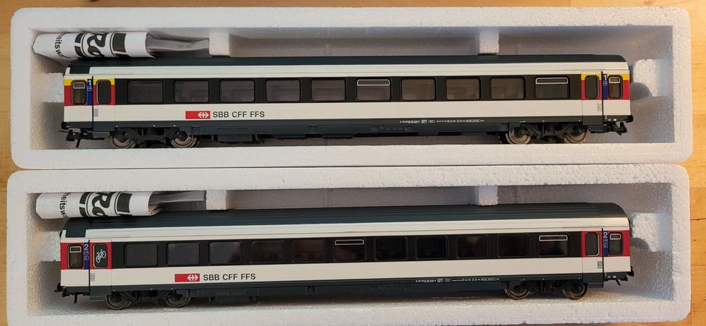 Roco 2 SBB-Wagen in ICN-Lackierung, H0, 1:93, neu | Kaufen auf Ricardo