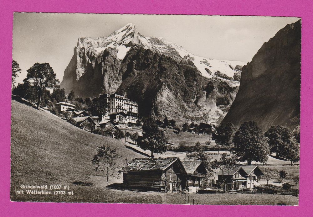Grindelwald : alte Ansichtskarte von 1948 | Kaufen auf Ricardo