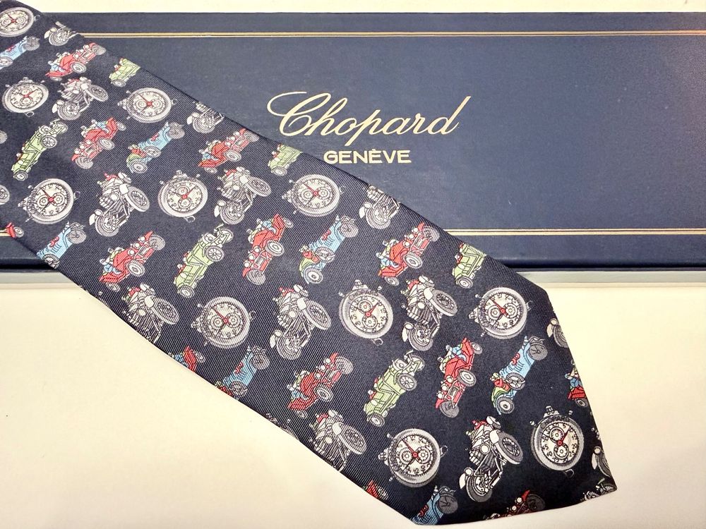Cravate CHOPARD Genève „Automobiles“ - avec box original (D'occasion) à ...