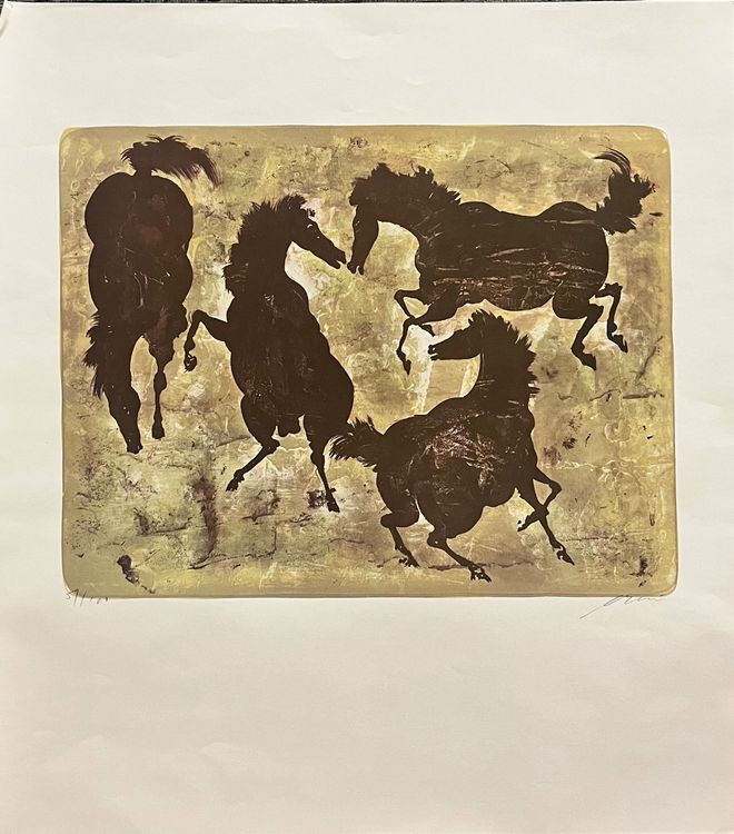 Hans Erni (1909-2015) Graphic mit Pferden (Gebraucht) in Hochdorf für CHF 55 – mit Lieferung auf ...