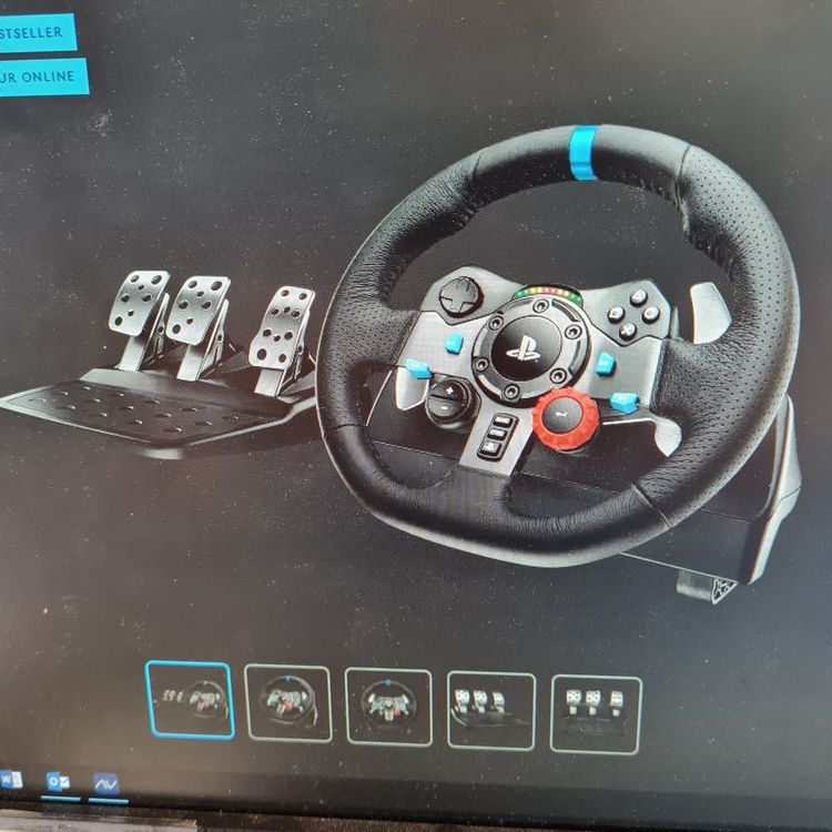 Logitech G29 Profi Lenkrad für PS4 , PS5 , PC inkl. Games (Gebraucht ...