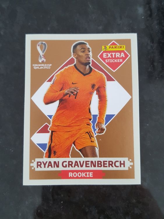 Panini WM2022 Extra Sticker Ryan Gravenberch (Neu (gemäss Beschreibung)) in Sargans für CHF 20 ...