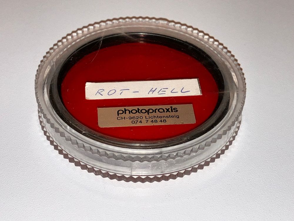 Heliopan S/W Filter rot hell (25) Ø Bajonett VI/66 Rollei (Gebraucht ...