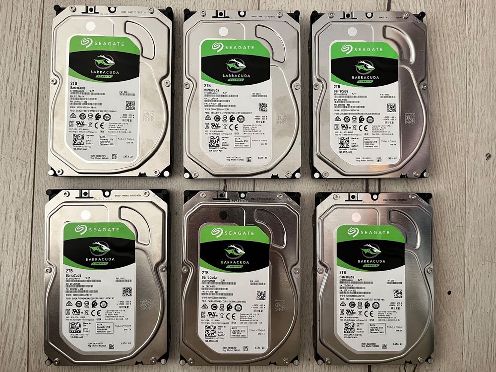 6 Disque dur HDD Seagate Barracuda Compute 2tb - ST2000DM008 (Neuf ...