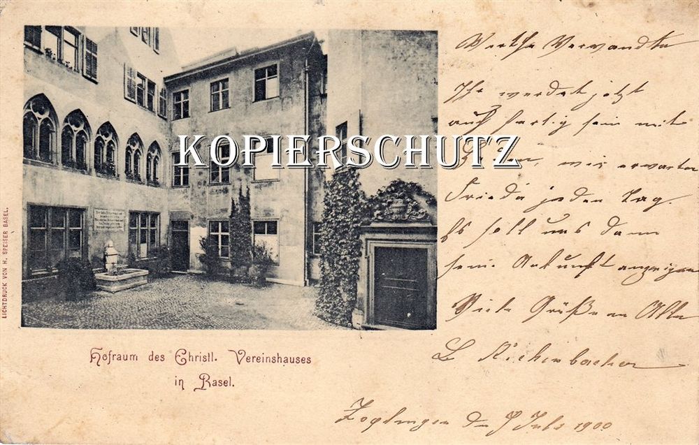 ° Basel - Hofraum des Christl. Vereinshauses (Nadelberg) (Gebraucht) in Hombrechtikon für CHF 1. ...