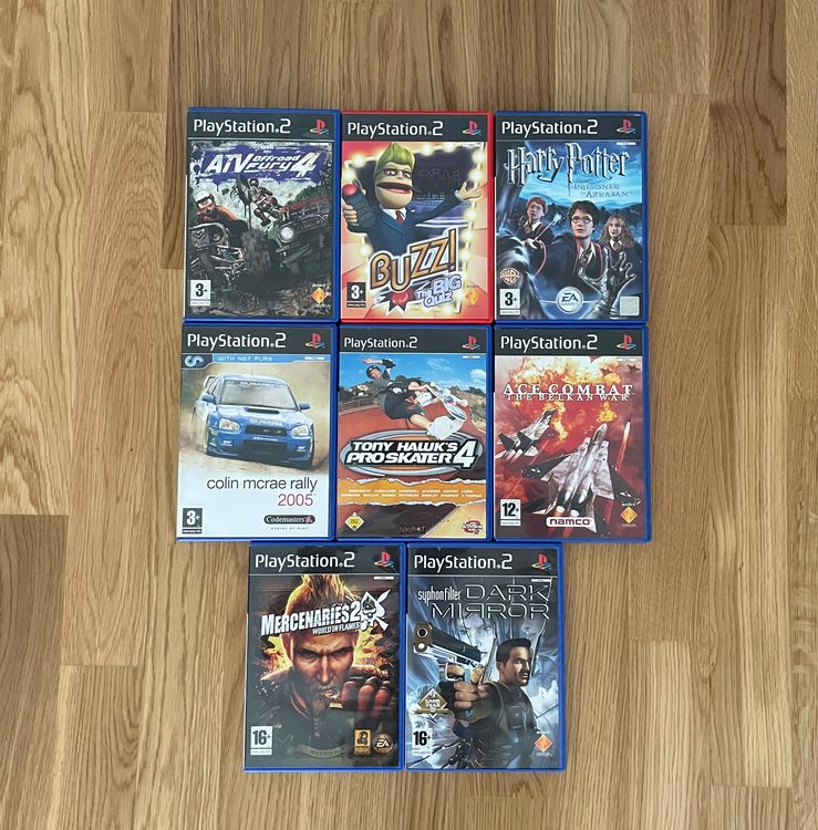 8x PS2 Spiele-Set (Gebraucht) in Zug für CHF 10 – mit Lieferung auf ...